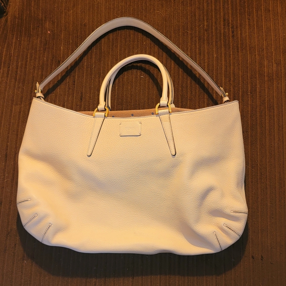 Fendi Bag Cream Colored Like New - Gem